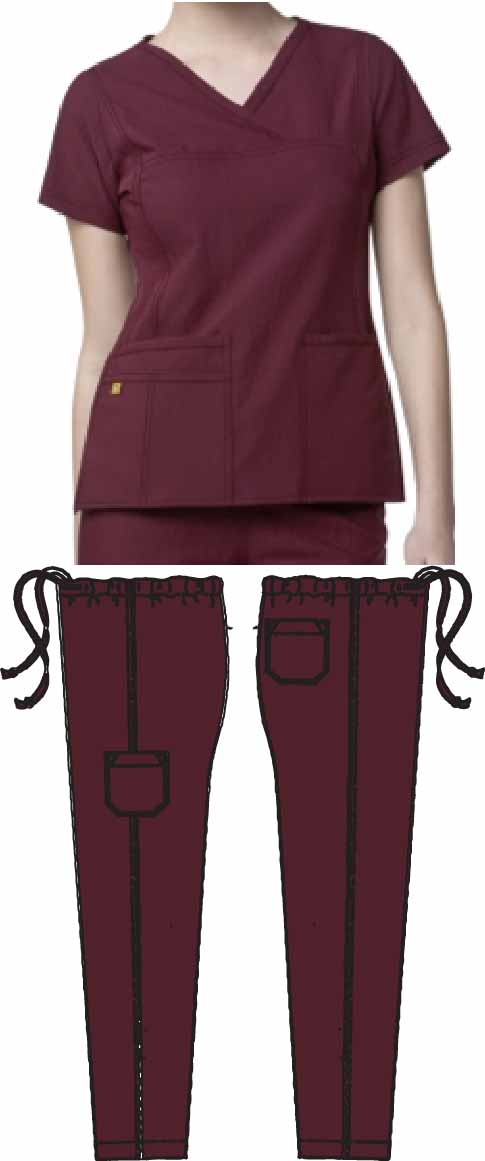 Schools: Two Set Package Unisex Sonography Class Uniform Package WSBOCES